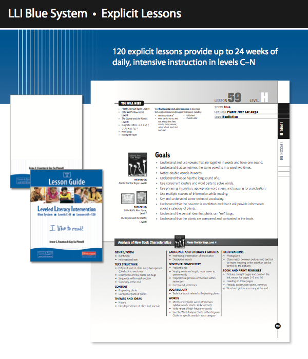 Fountas & Pinnell Leveled Literacy Intervention (LLI) Blue System by ...