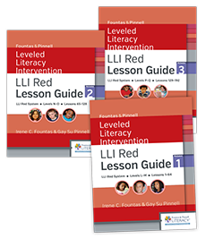 LLI Red Lesson Guides 1 - 3 (Pack)