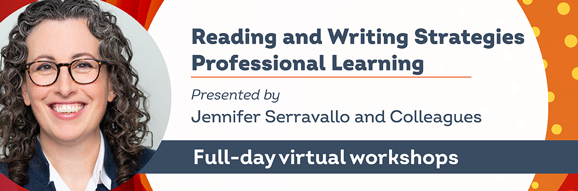 Jennifer Serravallo Home - Books and Online PD Resources