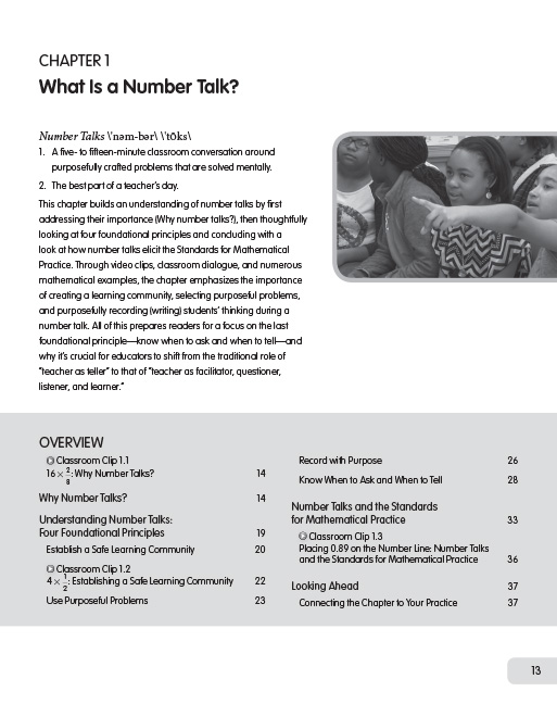 Number Talks Whole Number Computation Number Talks Whole Number Computation